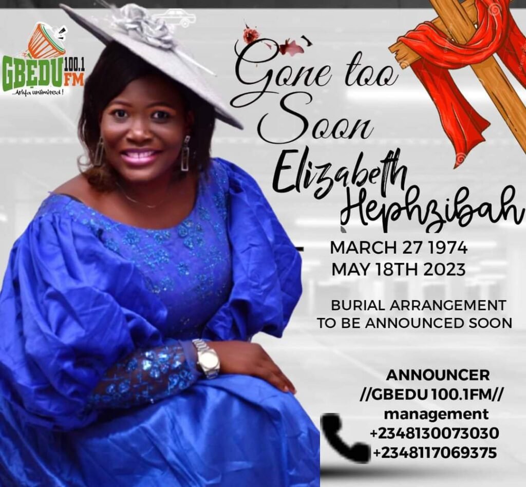Ace Gospel Singer Elizabeth Hepzibah A.K A Rababa Dies at 49 - National ...