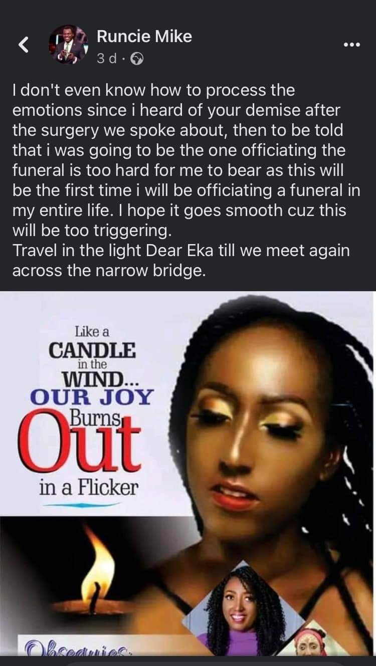 Shocking: Popular Pastor, Runcie Mike Dies Hours After Preaching at a ...